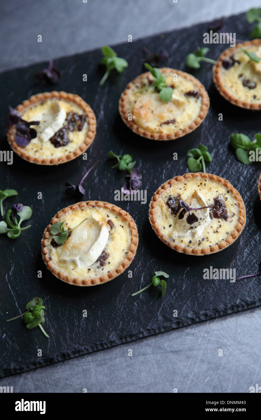 Selection of mini quiches Stock Photo - Alamy