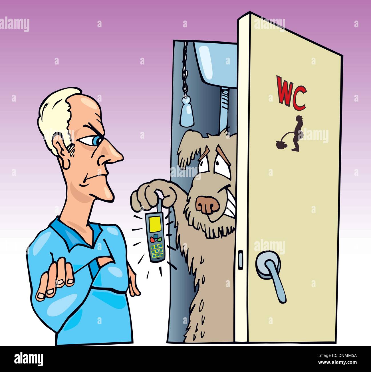 Cell toilet Stock Vector Images - Alamy