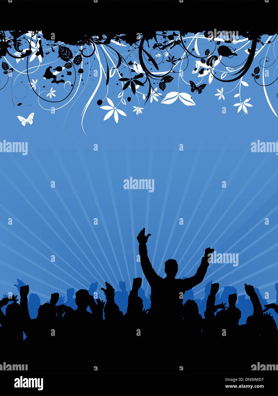 Silhouette of an excited crowd Stock Vector Image & Art - Alamy