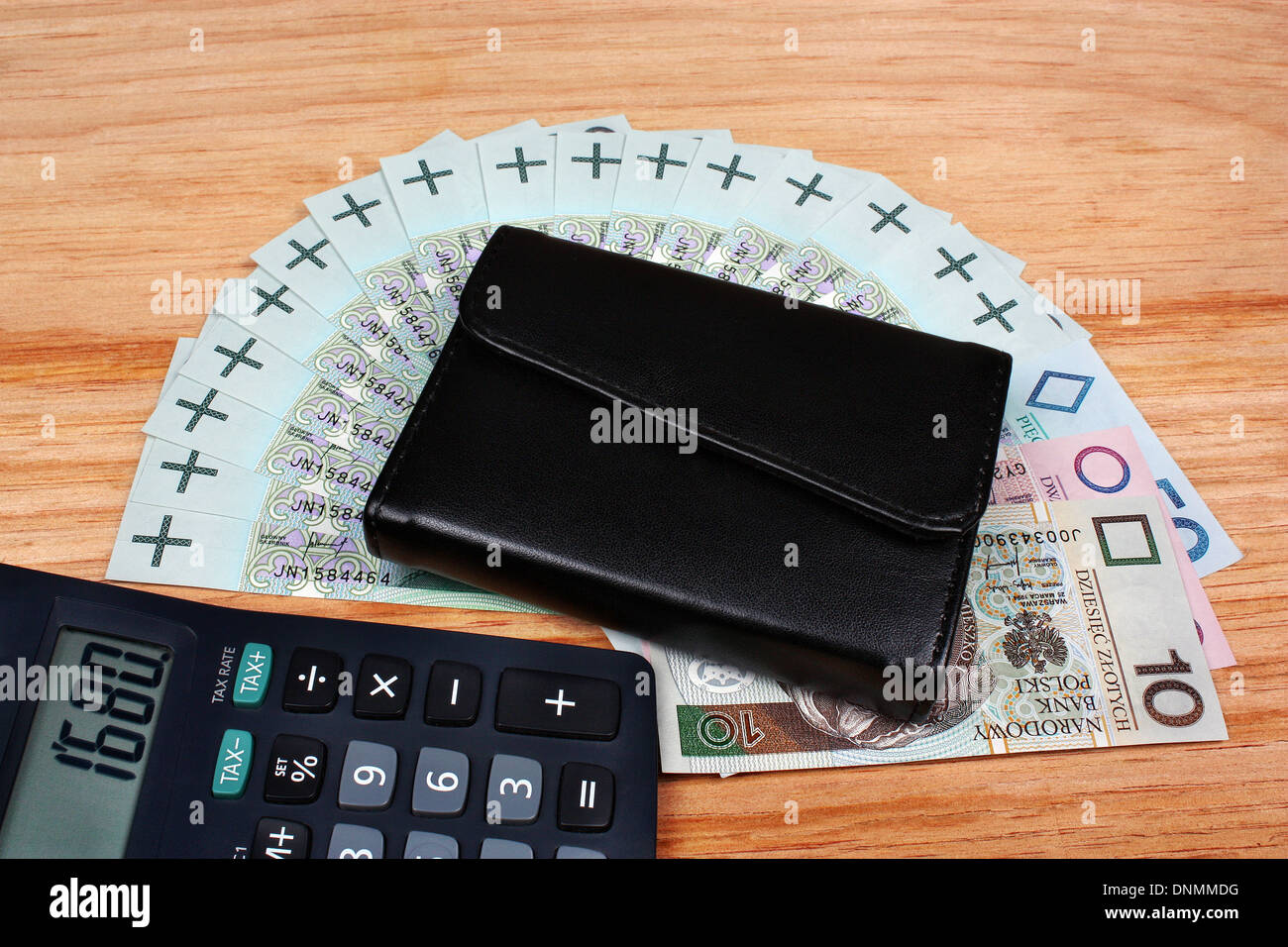 Polish money national minimum wage Stock Photo - Alamy