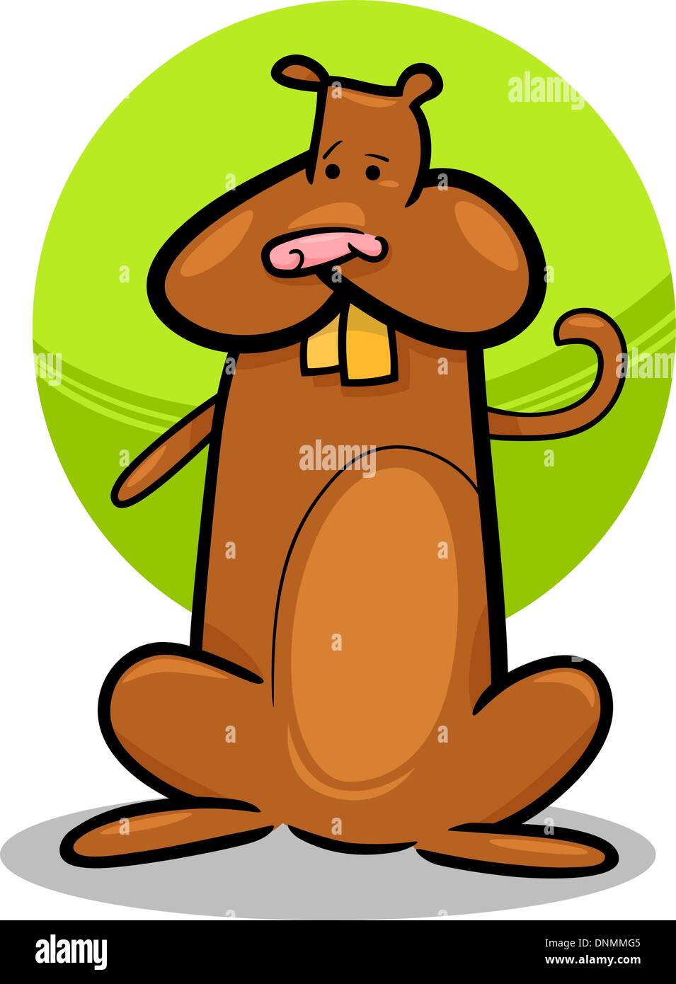 cartoon doodle illustration of funny domestic hamster Stock Vector ...