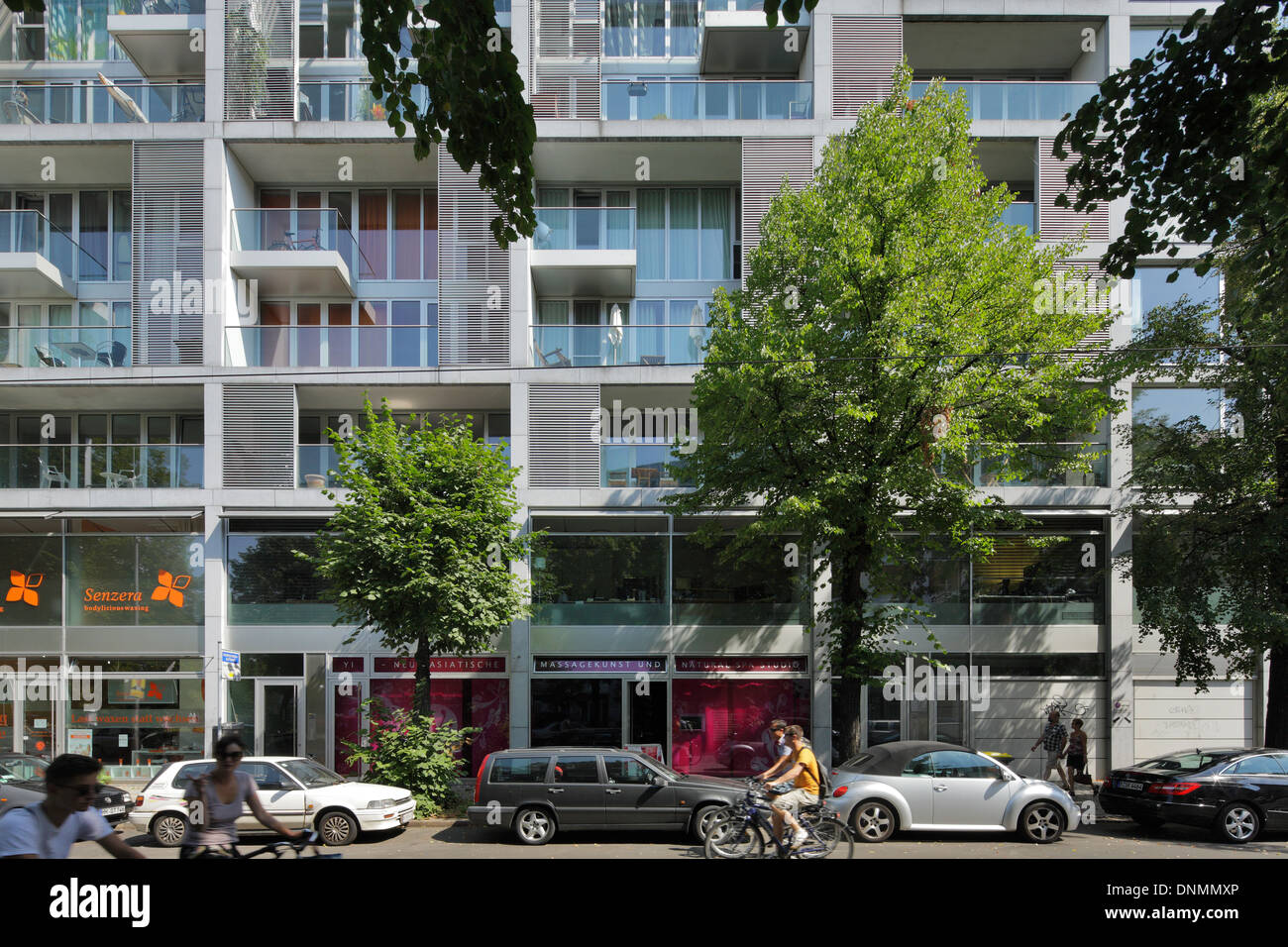 Berlin, Germany, construction of a new office and residential building ...