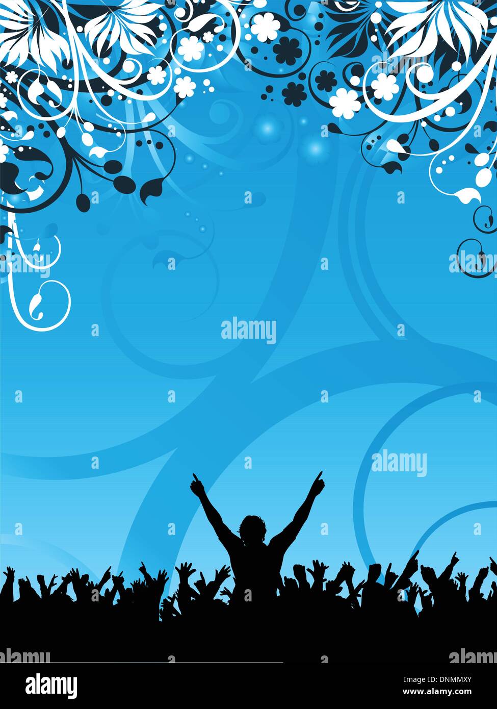 Silhouette of an excited crowd Stock Vector Image & Art - Alamy