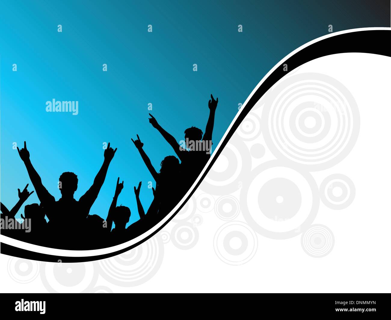 Silhouettes of party people Stock Vector Image & Art - Alamy