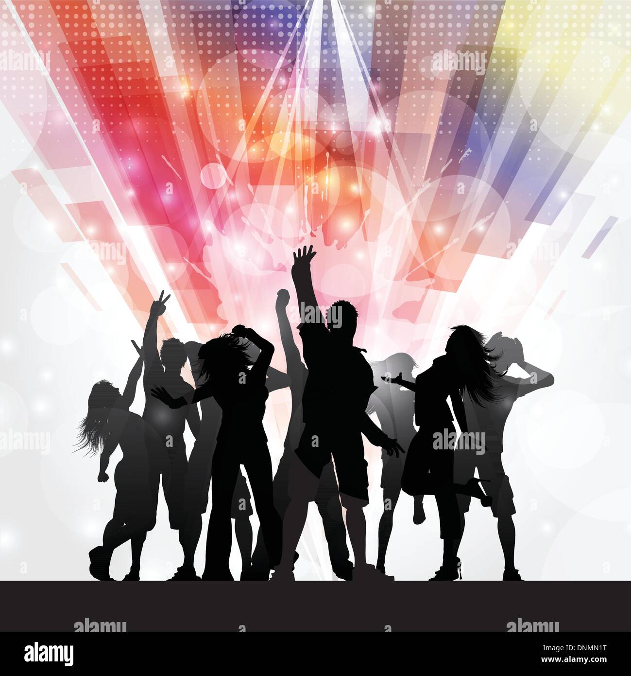 Dynamic silhouettes Stock Vector Images - Alamy