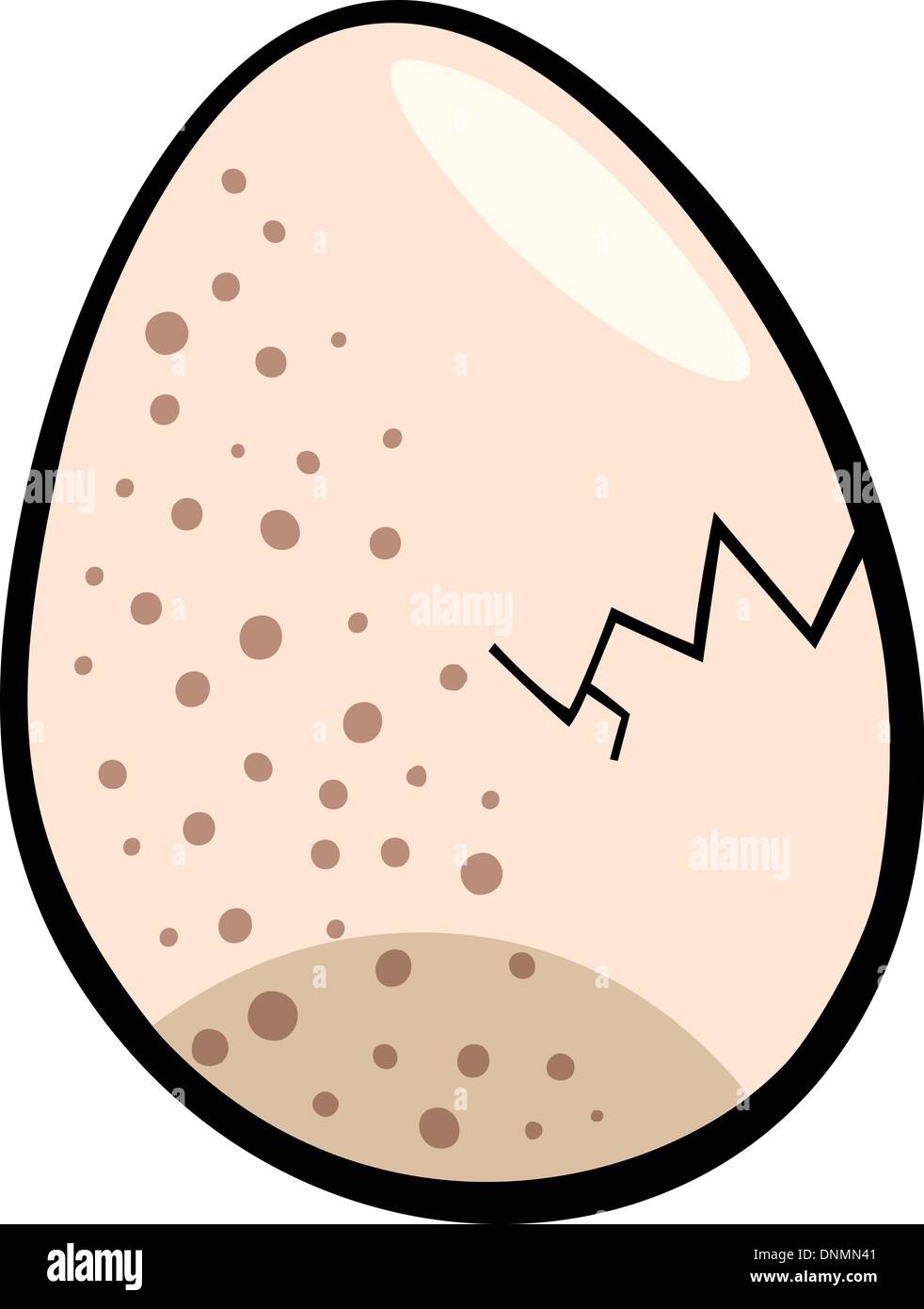 Cartoon Illustration of Egg Clip Art Stock Vector Image & Art - Alamy
