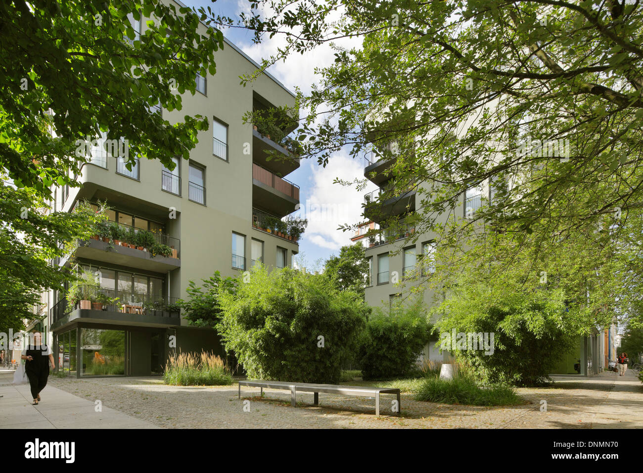 Berlin, Germany, the construction of new residential buildings by ...