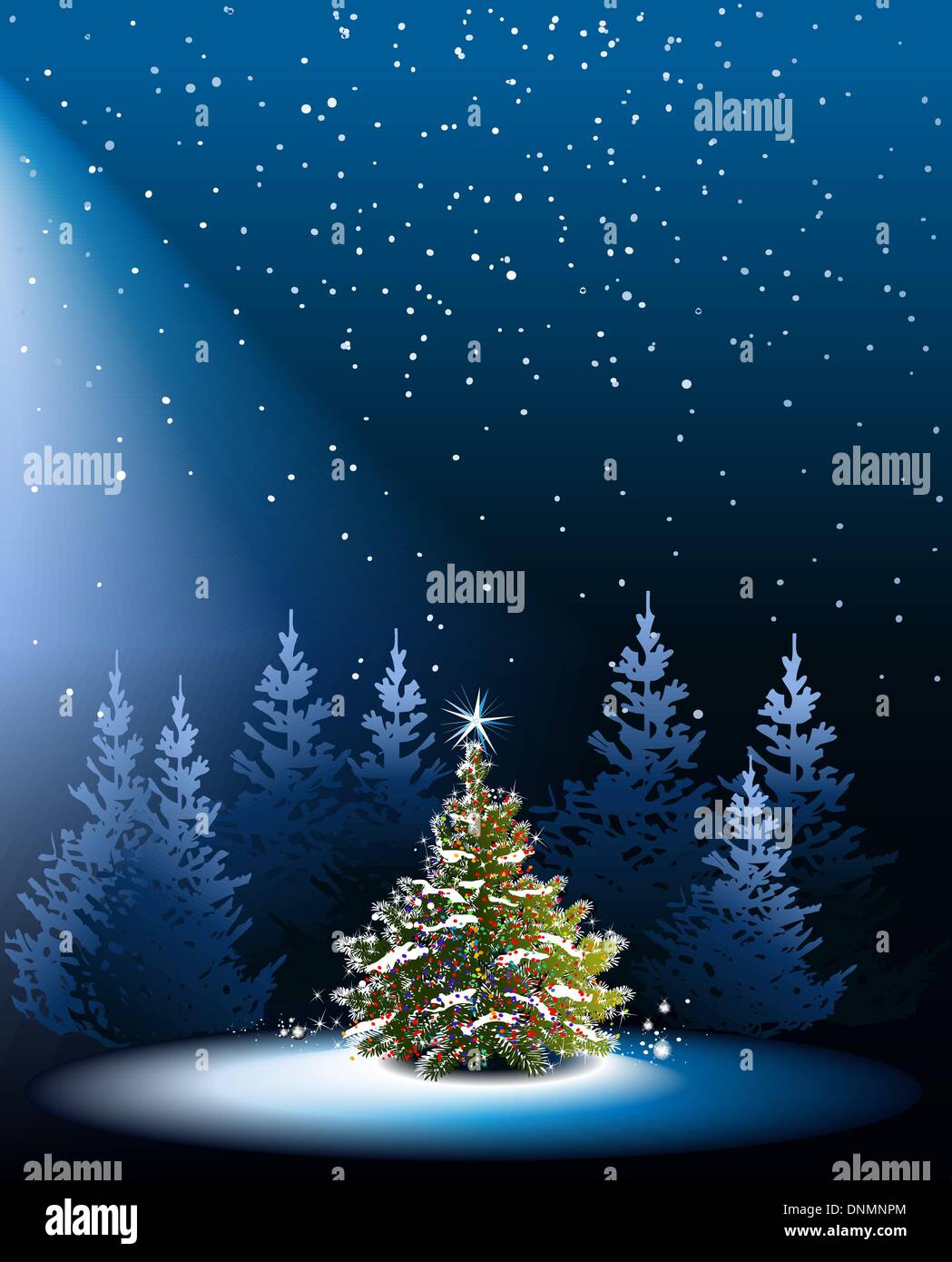 Christmas tree decoration Stock Vector Images - Alamy