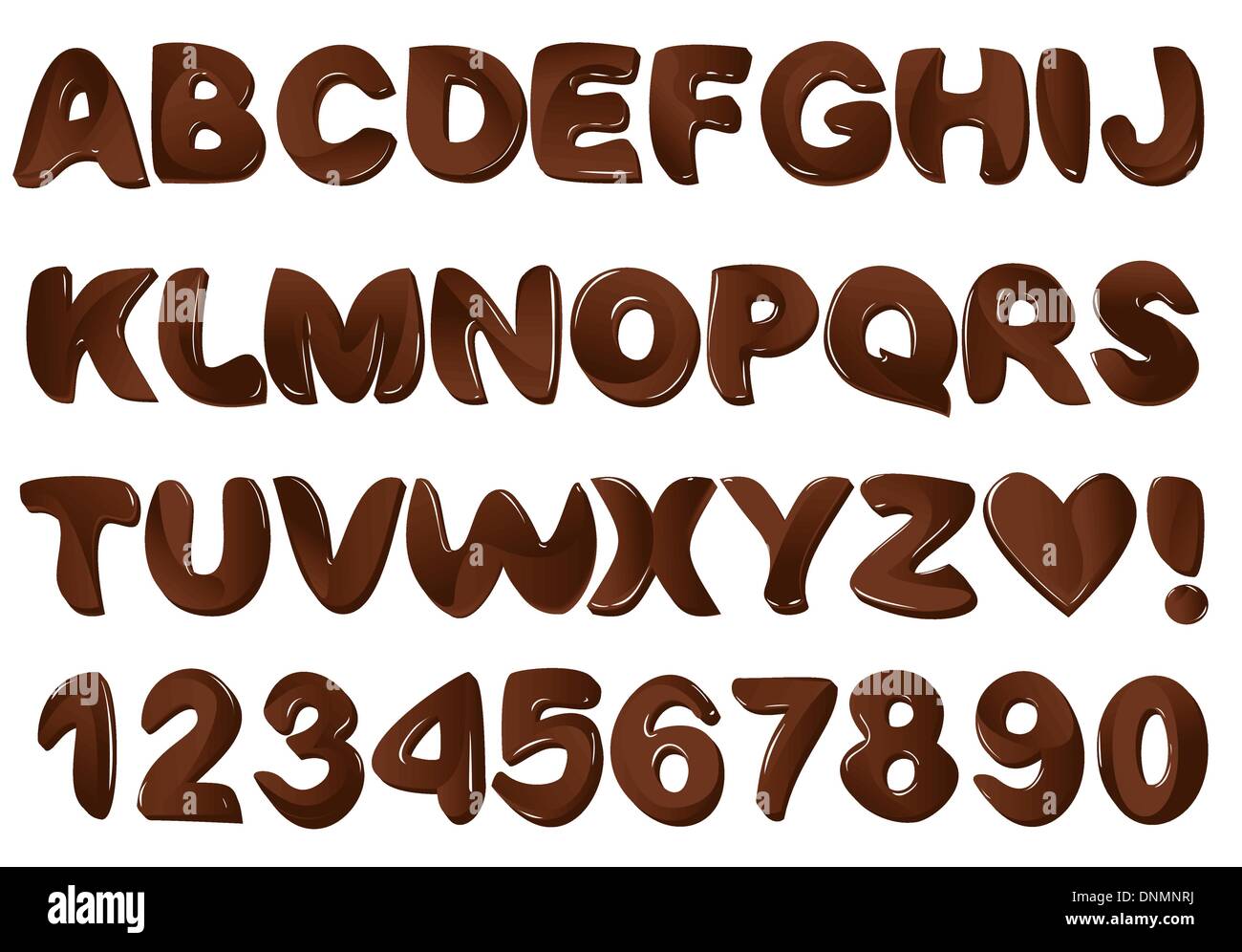 Melting letters Stock Vector Images - Alamy