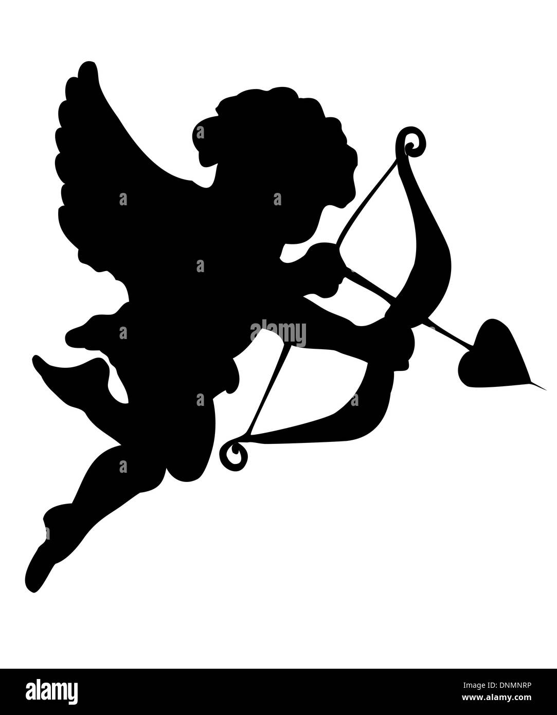 Cupid wings Black and White Stock Photos & Images - Alamy