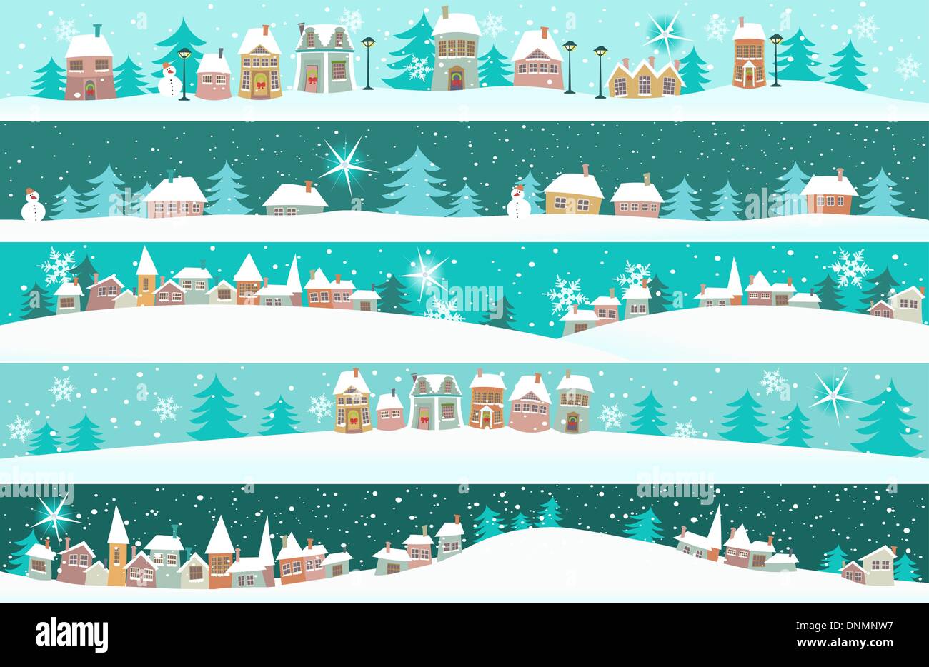 Cartoon winter hi-res stock photography and images - Alamy