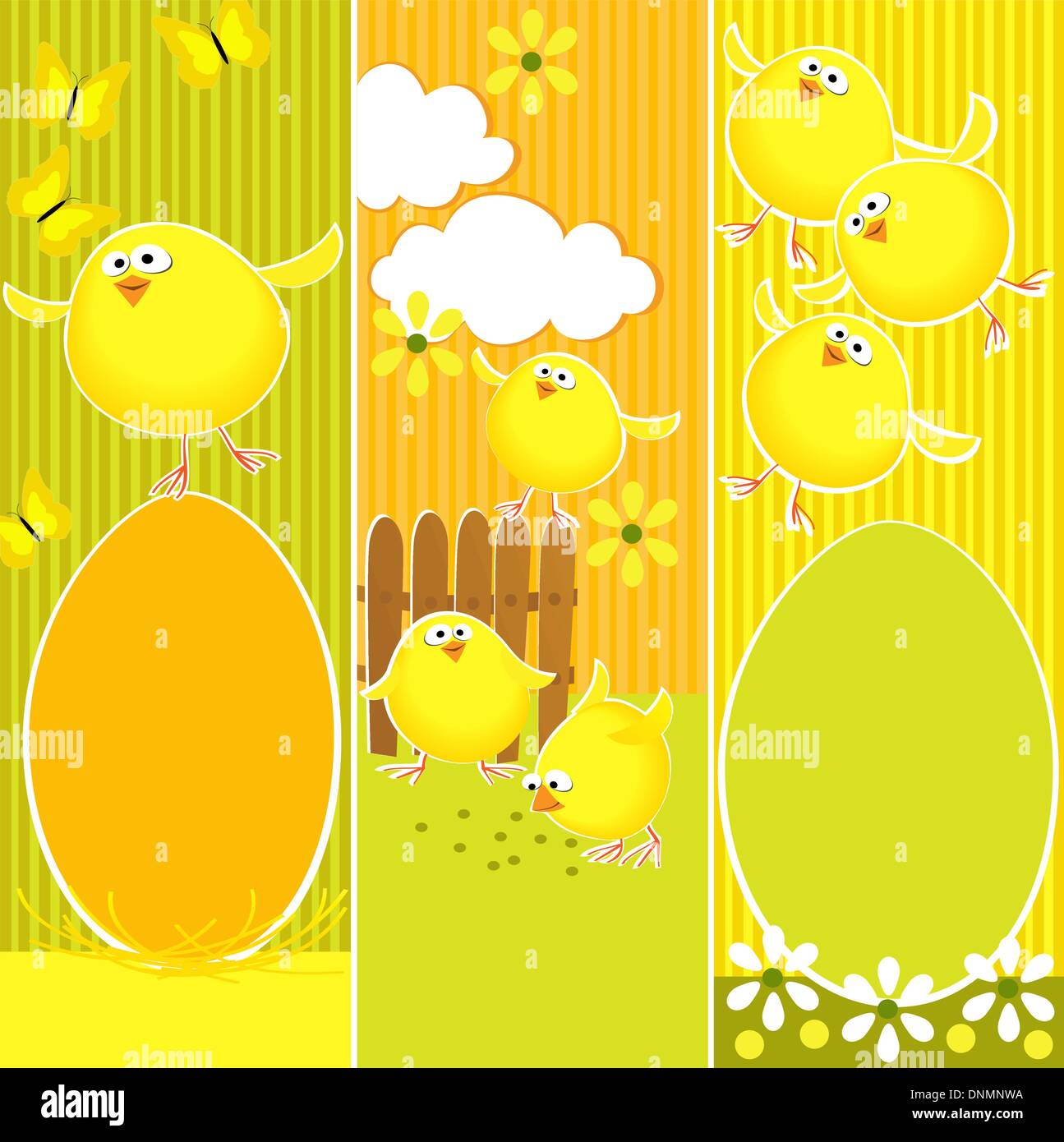 Easter field Stock Vector Images - Alamy