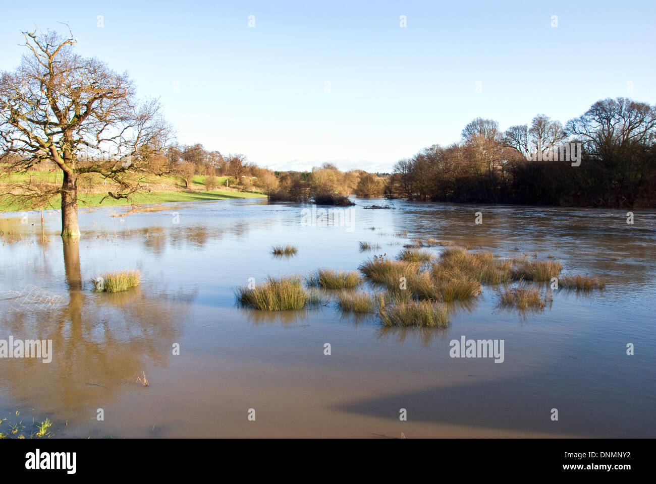 Flooding in Kent UK Stock Photo - Alamy