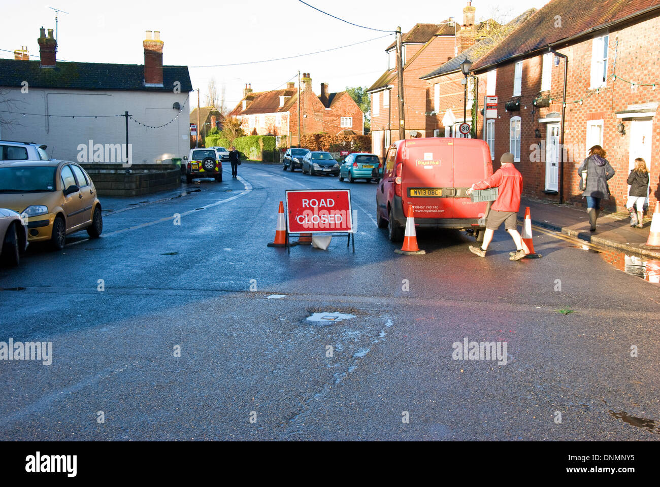 Yalding Kent . Life gets back to normal after floods hit the village ...
