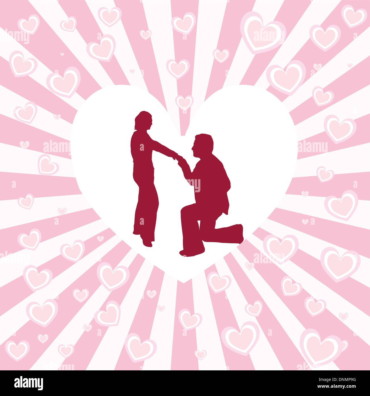 Man proposing to a woman Stock Vector Image & Art - Alamy