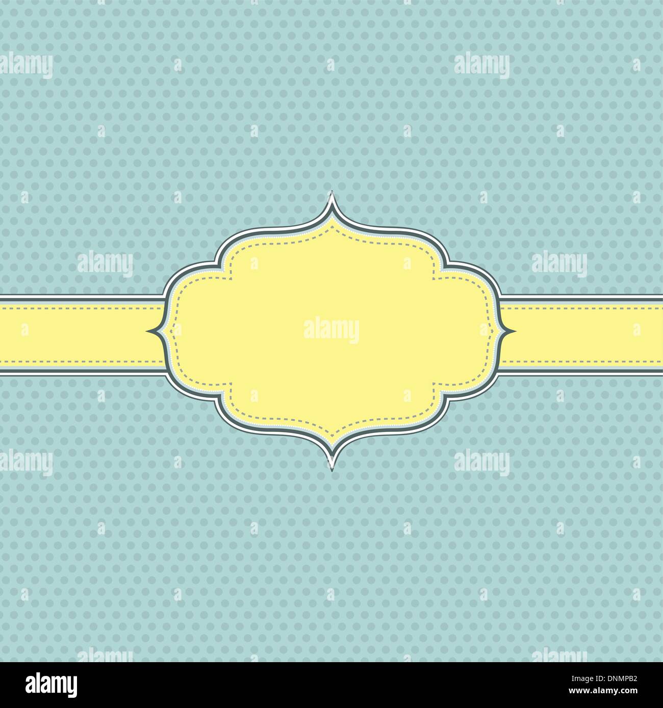 Retro styled background with label space for text Stock Vector Image ...