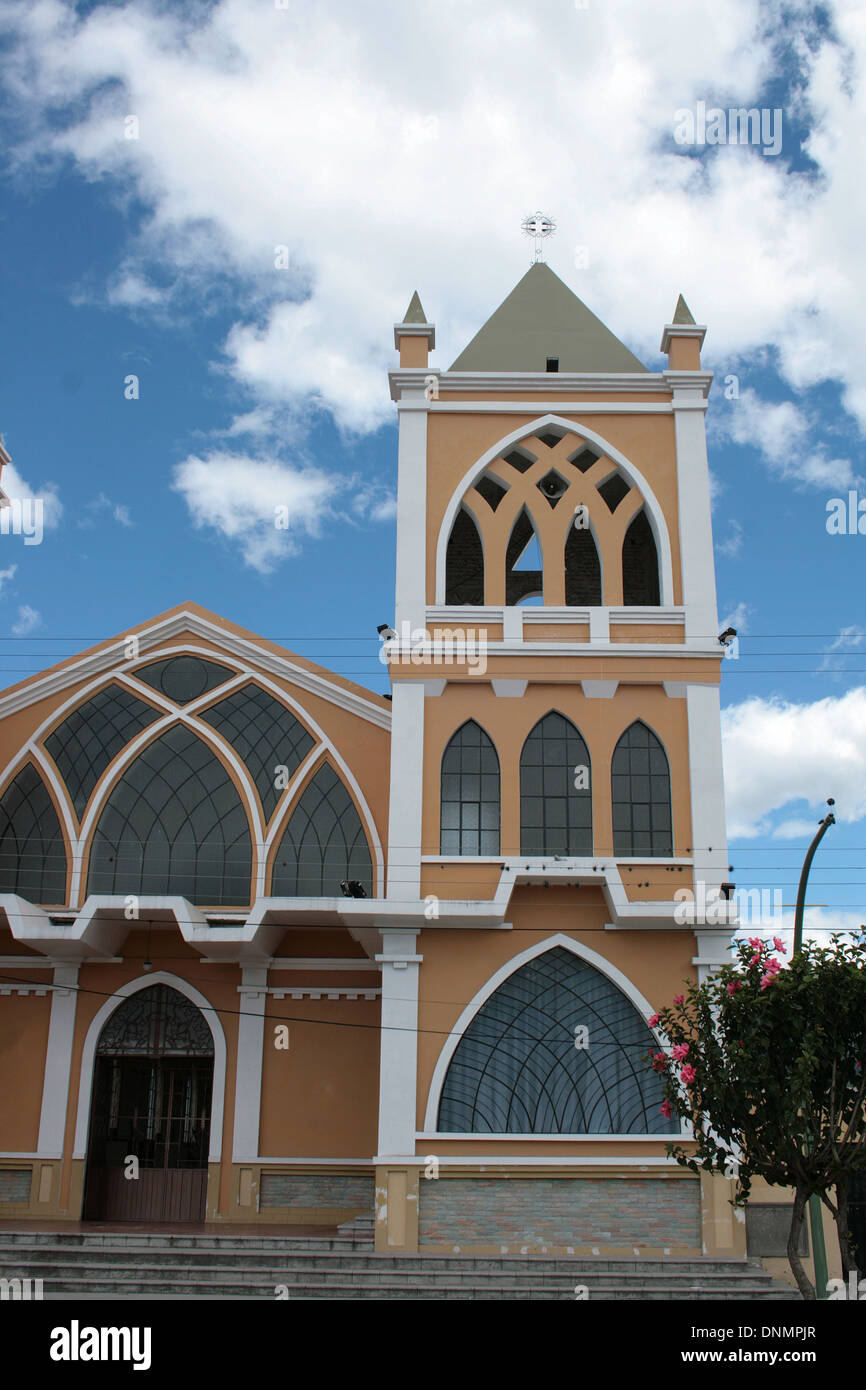 A Catholic Church in Ibarra, Ecuador Stock Photo - Alamy