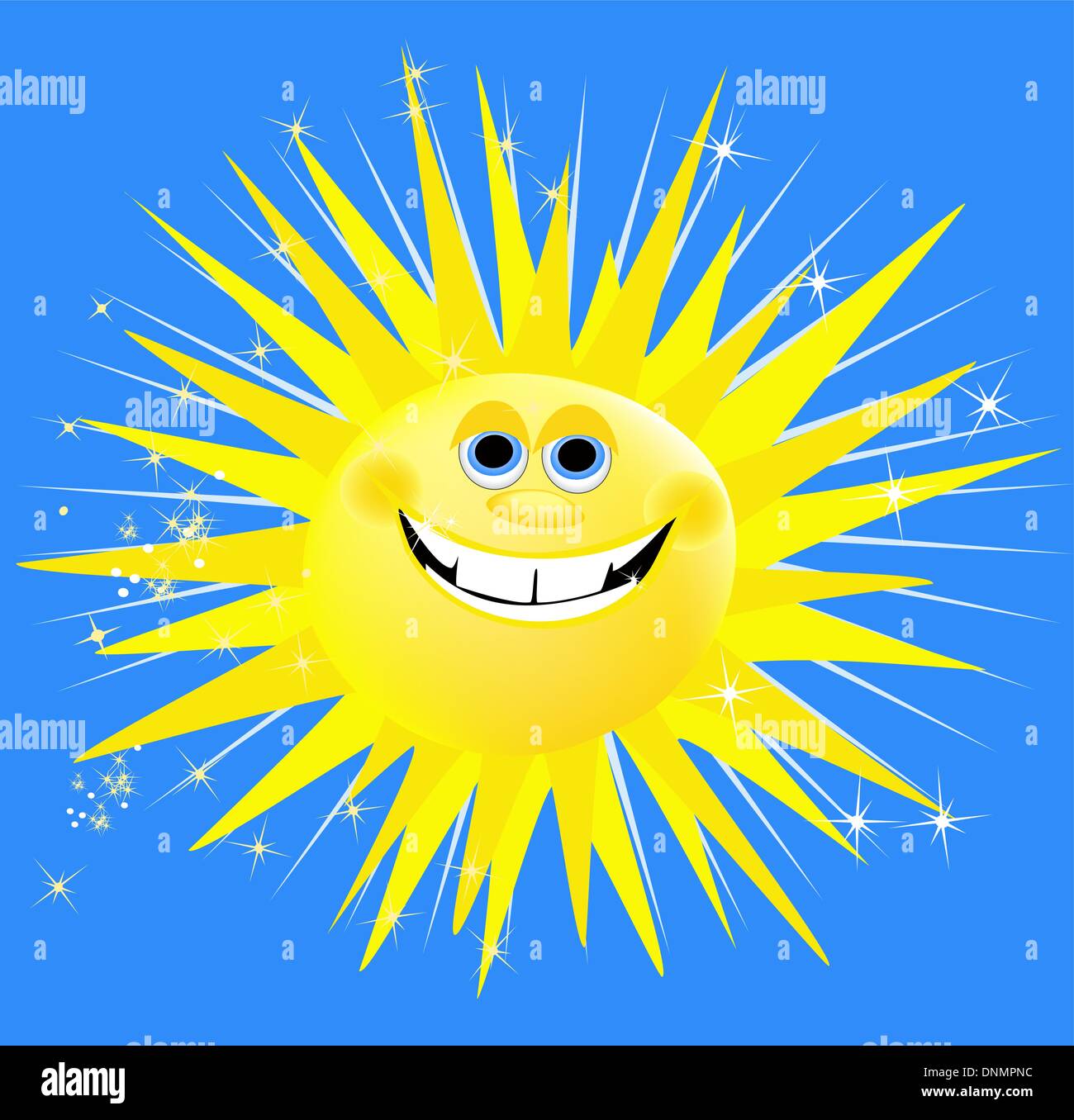 Sun hot cartoon hi-res stock photography and images - Alamy