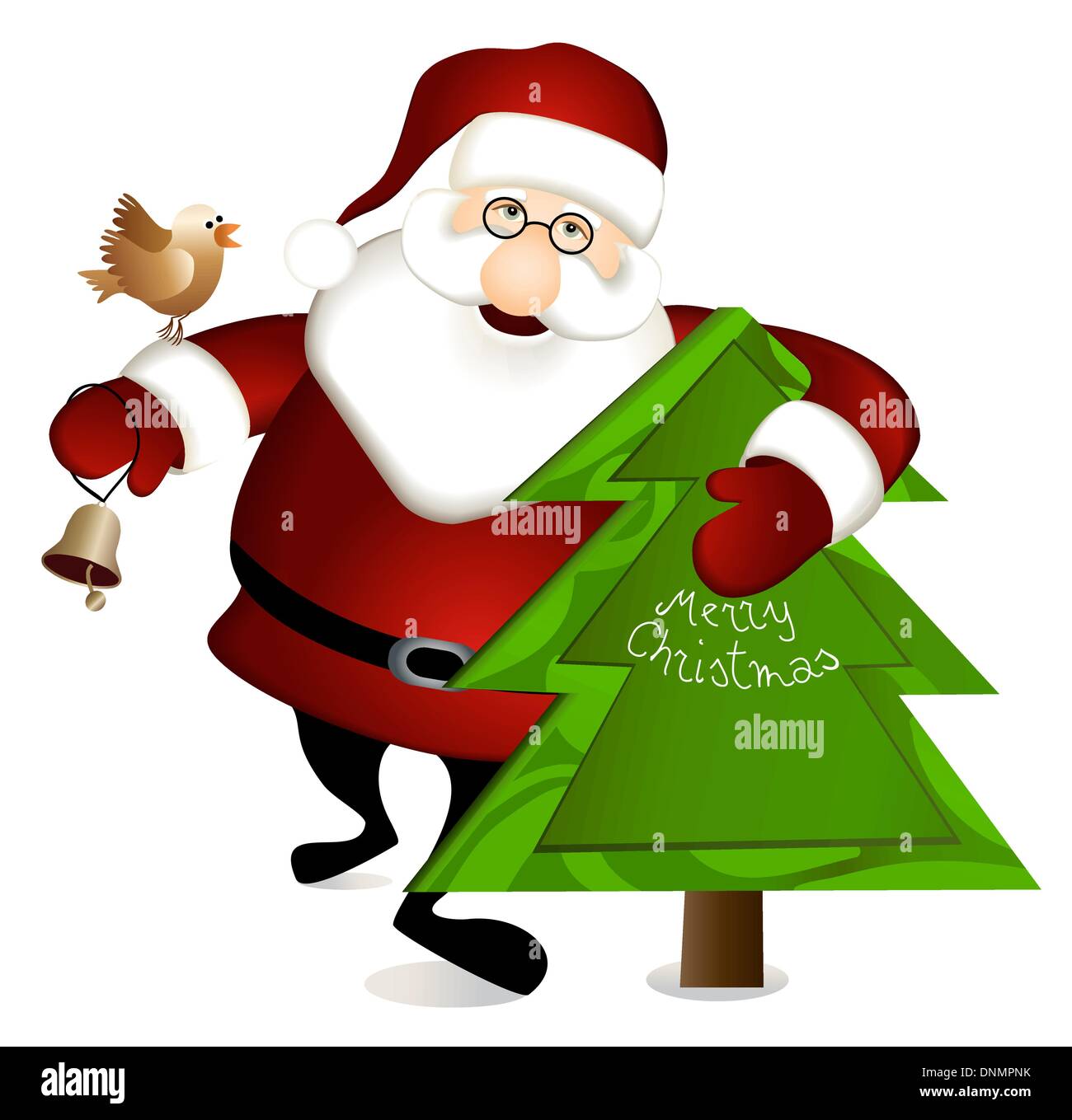 Santa claus winter background Cut Out Stock Images & Pictures - Alamy
