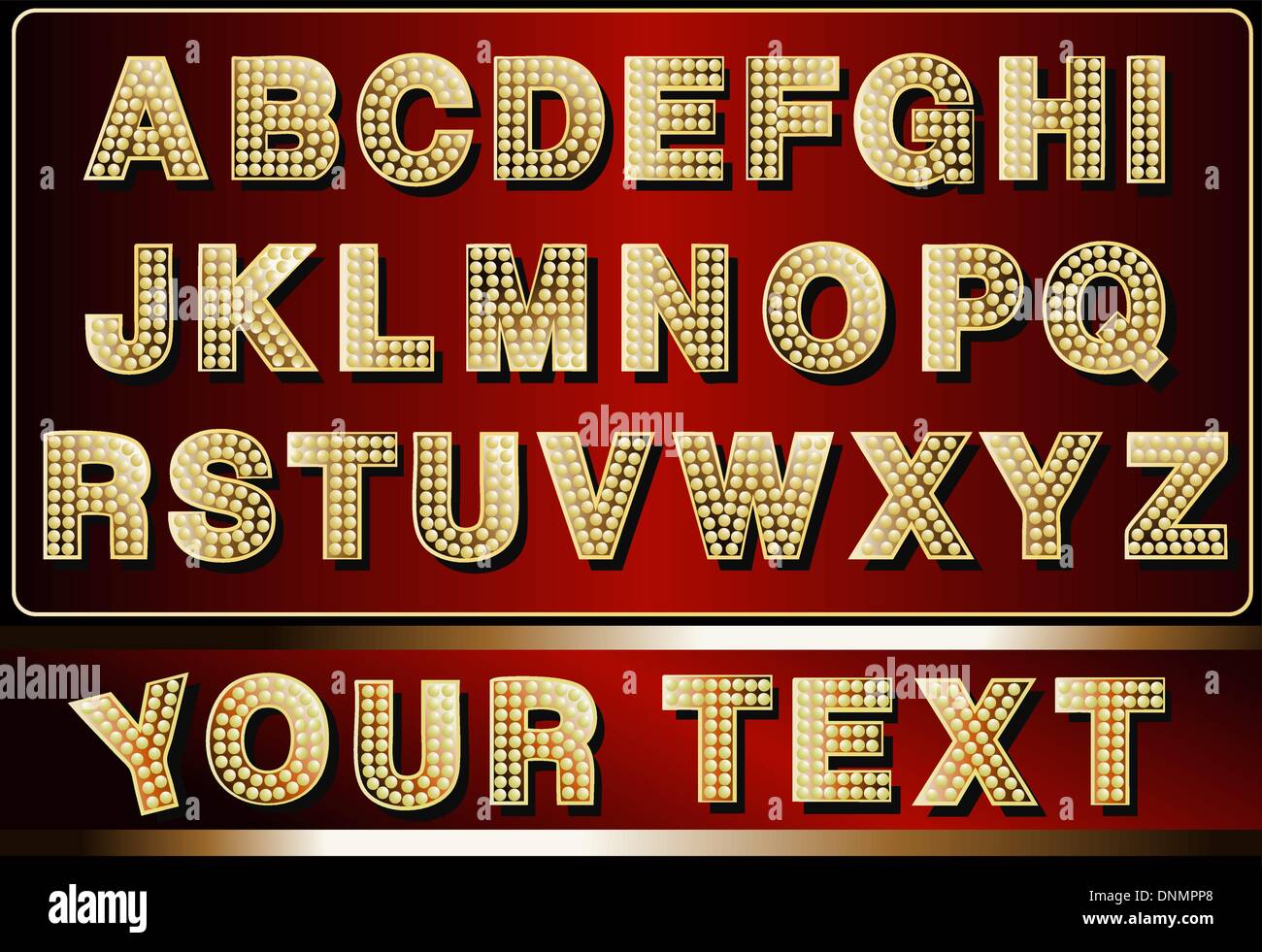 Retro alphabet hi-res stock photography and images - Alamy