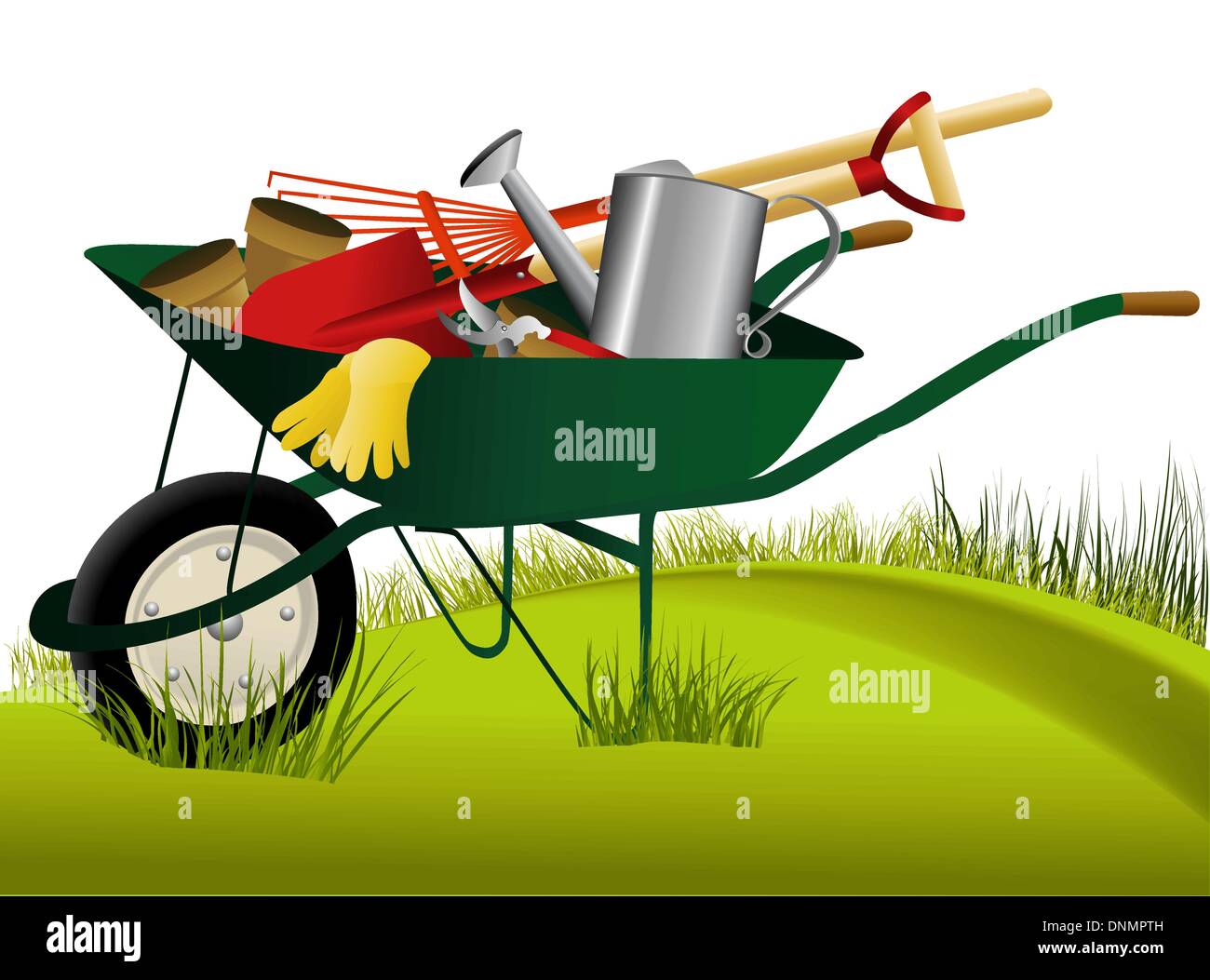 Garden utensil Stock Vector Images - Alamy