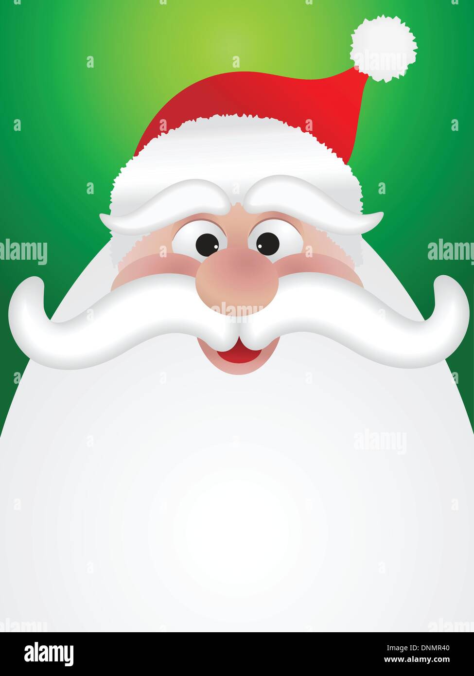 Christmas background with cartoon santas face Stock Vector Image & Art ...
