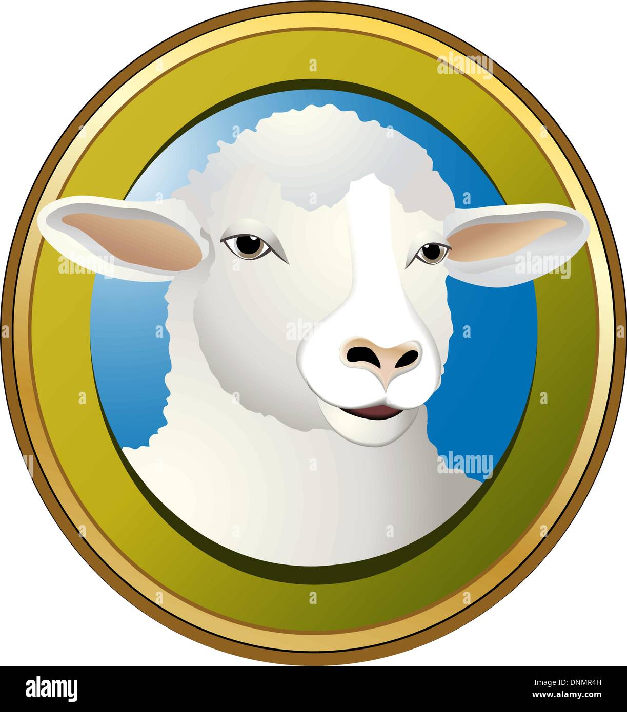 Sheep mammals with wool Stock Vector Images - Alamy