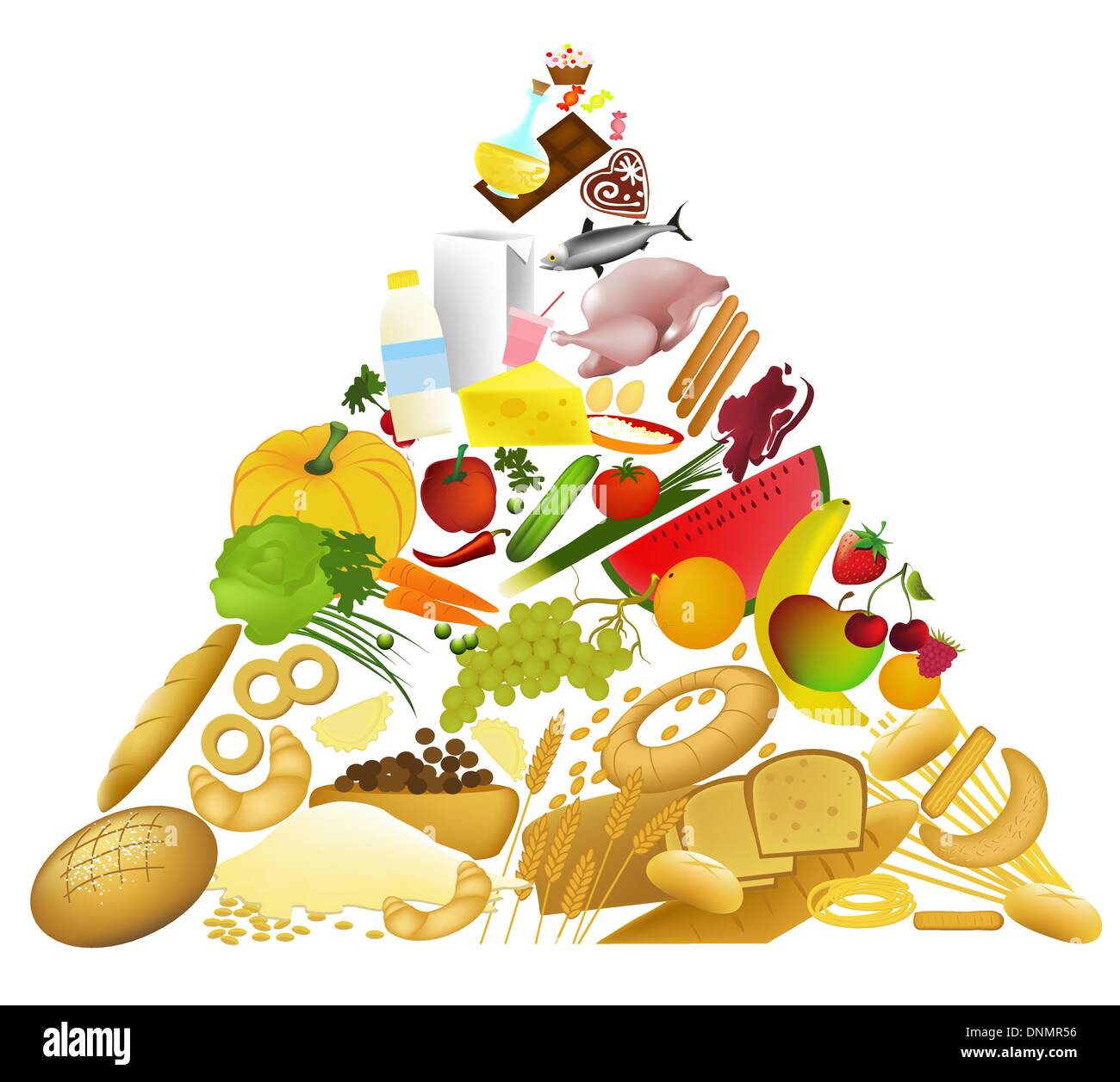 Food Pyramid For Kids Clipart Food Pyramid Cut Out Stock Images