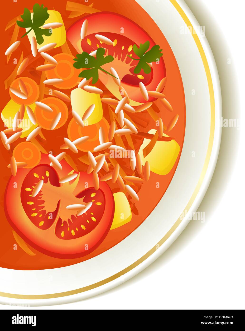 Soup kitchen Stock Vector Images - Alamy