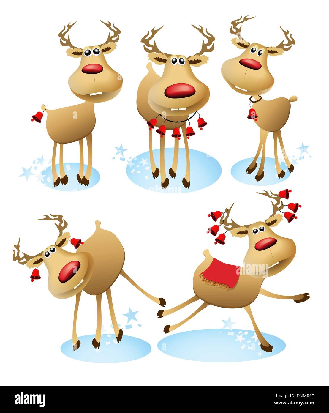 Cartoon reindeer hi-res stock photography and images - Alamy