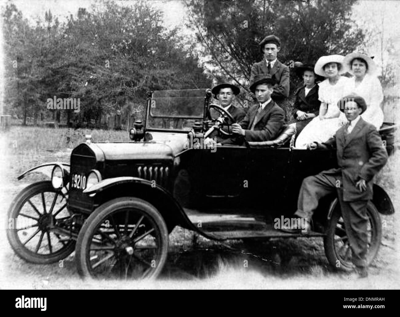 A photograph from the 1920s showing a family outing in Wakulla County ...