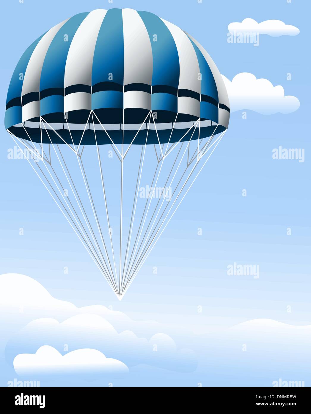 Nylon parachute Stock Vector Images - Alamy