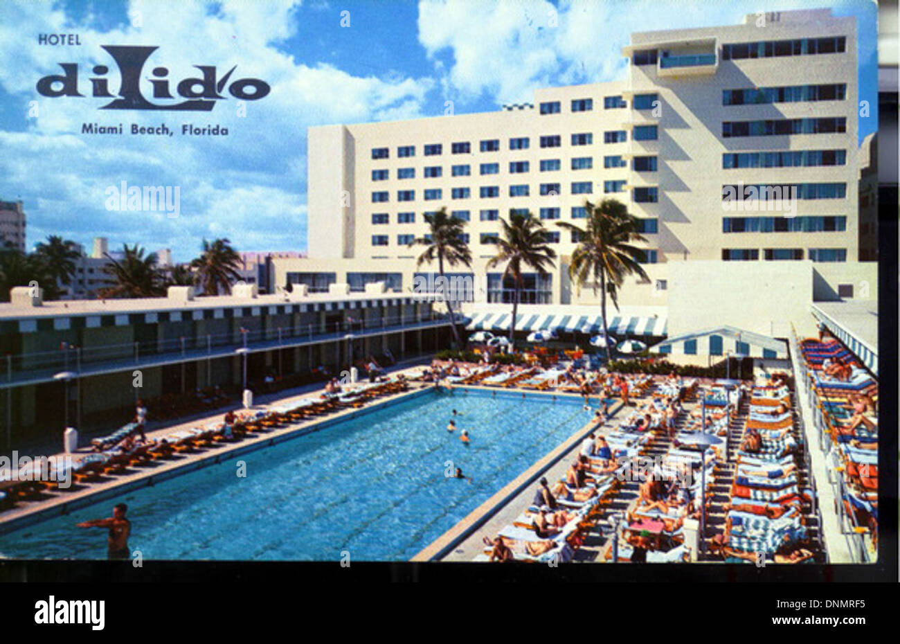 1950s beach postcard hi-res stock photography and images - Alamy
