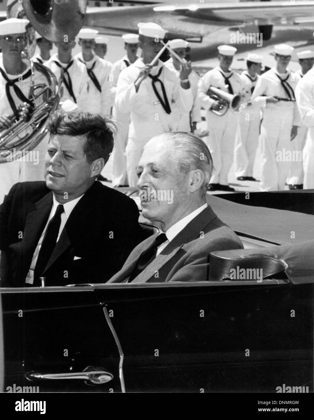 A photograph from the 1960s featuring President John F. Kennedy and ...