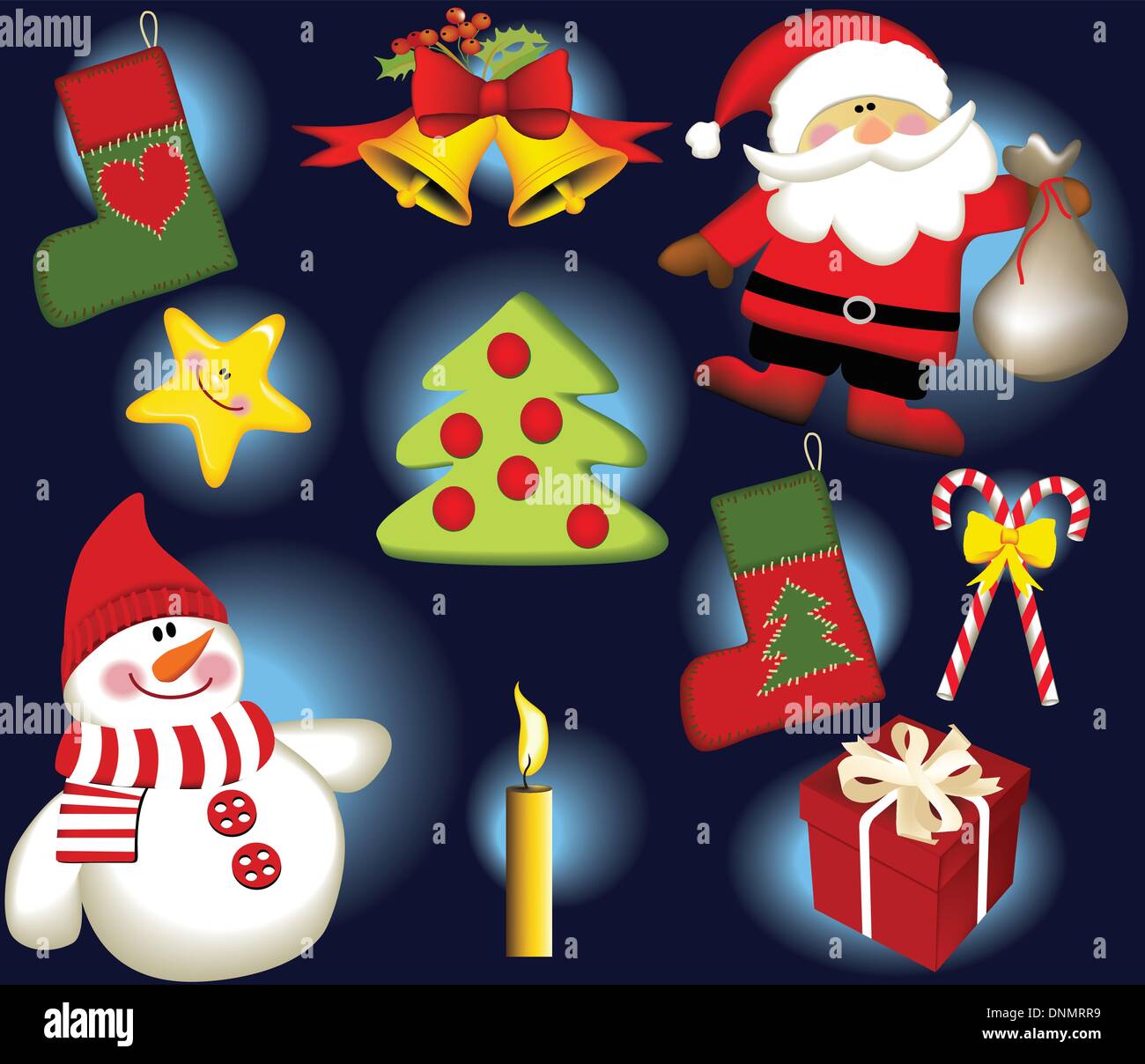Christmas tree decorations hanging Stock Vector Images - Alamy