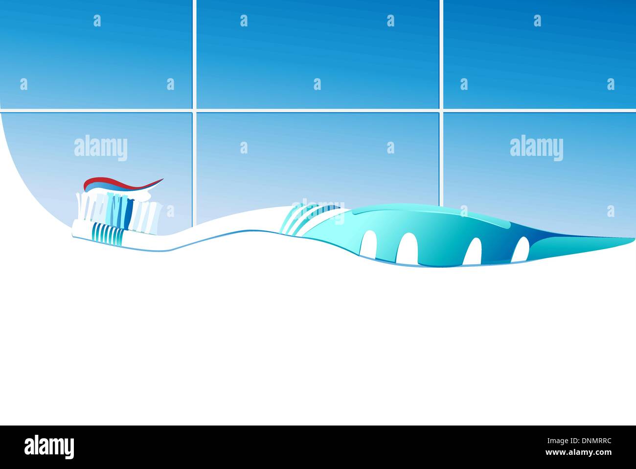 Toothbrush background Stock Vector Images - Alamy