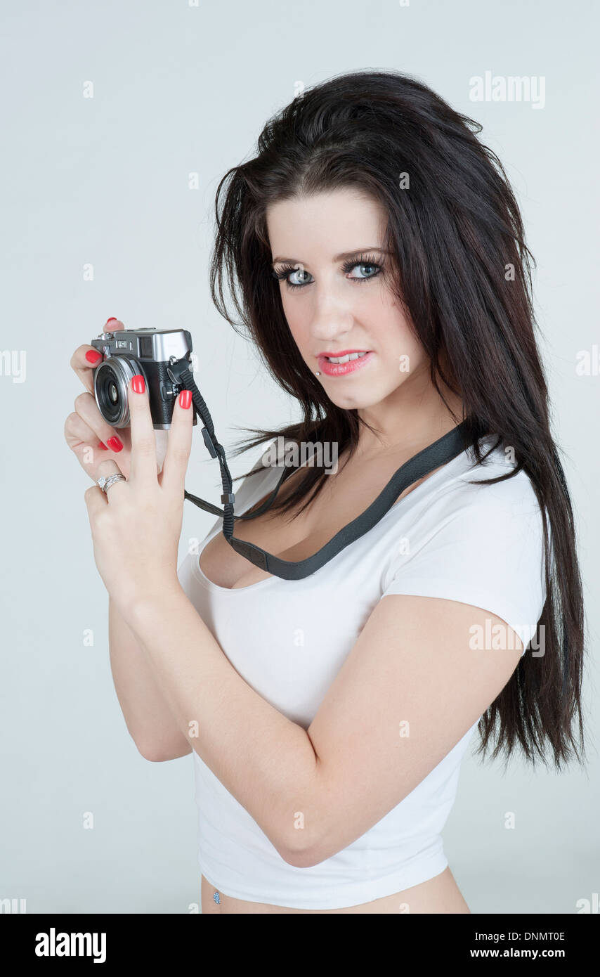 Compact wearing hi-res stock photography and images - Alamy