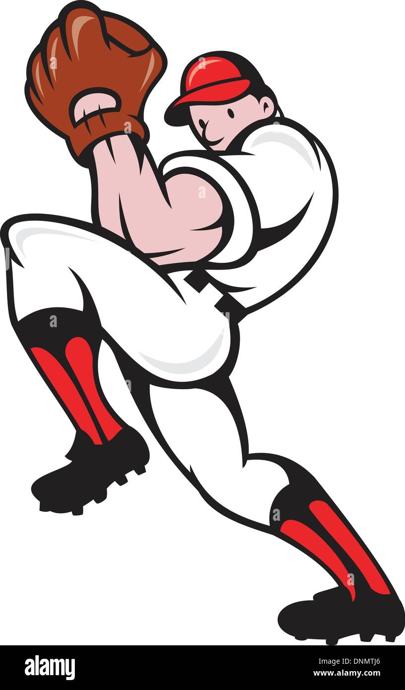 Cartoon pitcher Stock Vector Images - Alamy