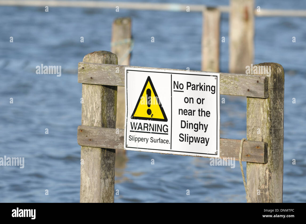 Slippery surface warning sign on hi-res stock photography and images ...
