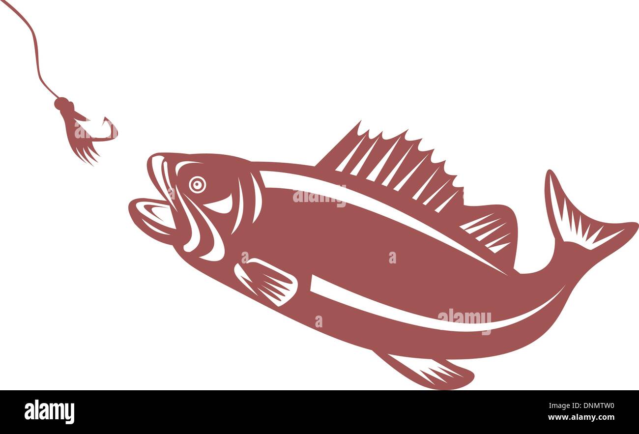 Largemouth bass vector vectors hi-res stock photography and images - Alamy
