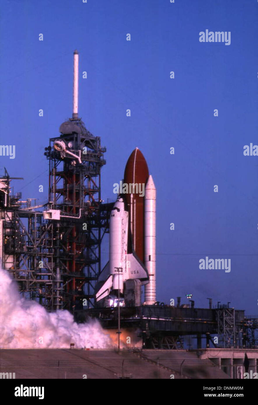 A Space Shuttle launch from Kennedy Space Center in Cape Canaveral ...