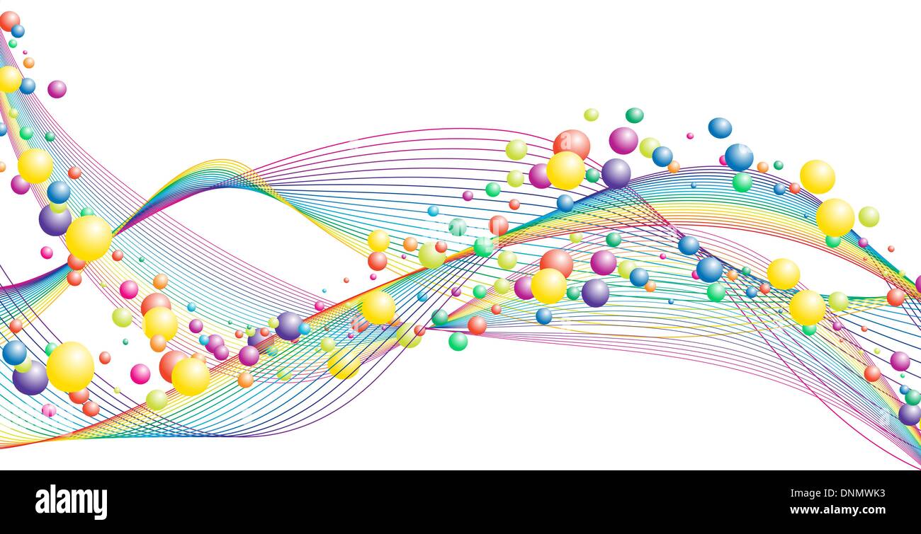 Colourful lines background on sea theme for design use Stock Vector ...