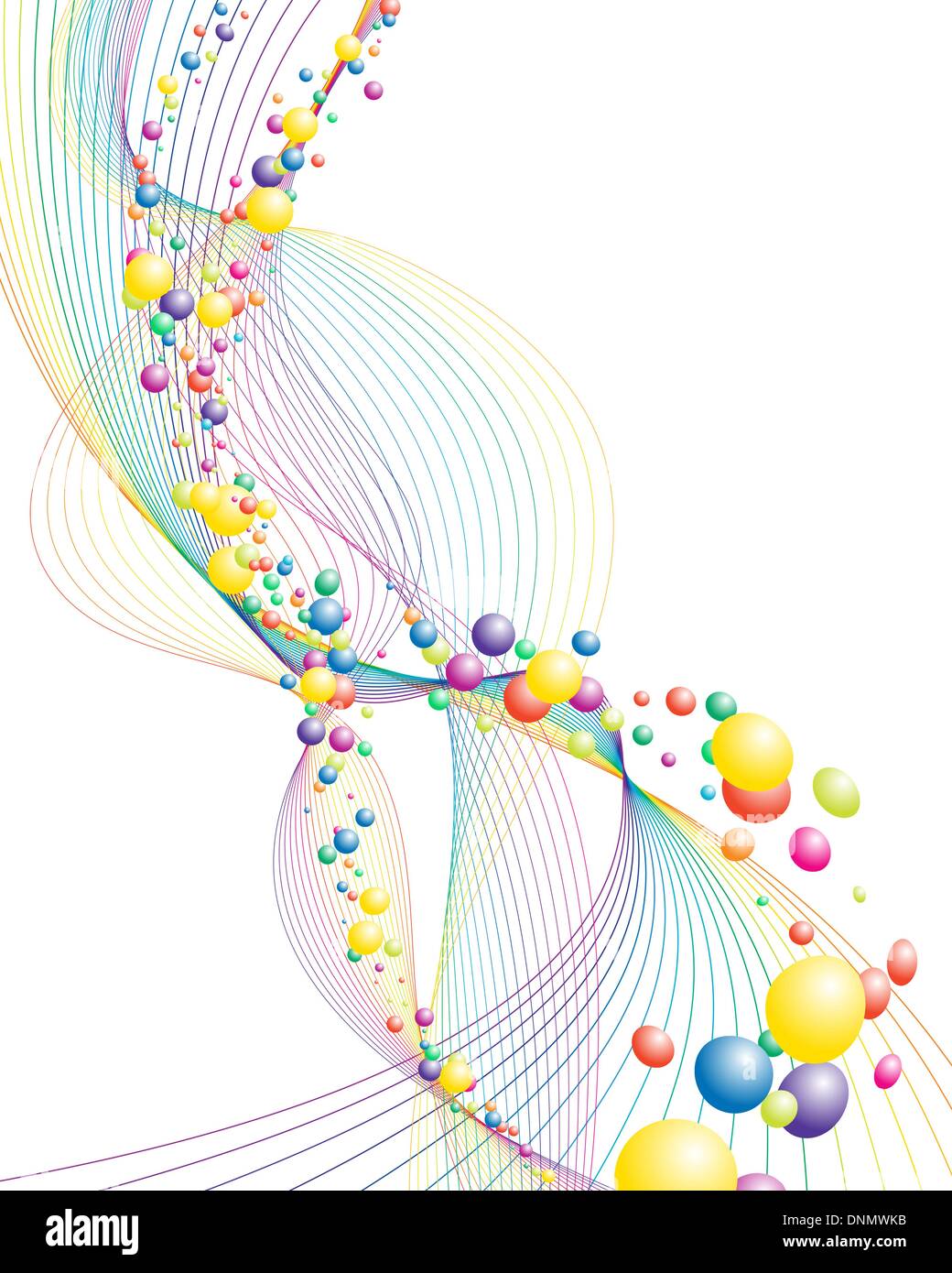 Colourful lines background on sea theme for design use Stock Vector ...