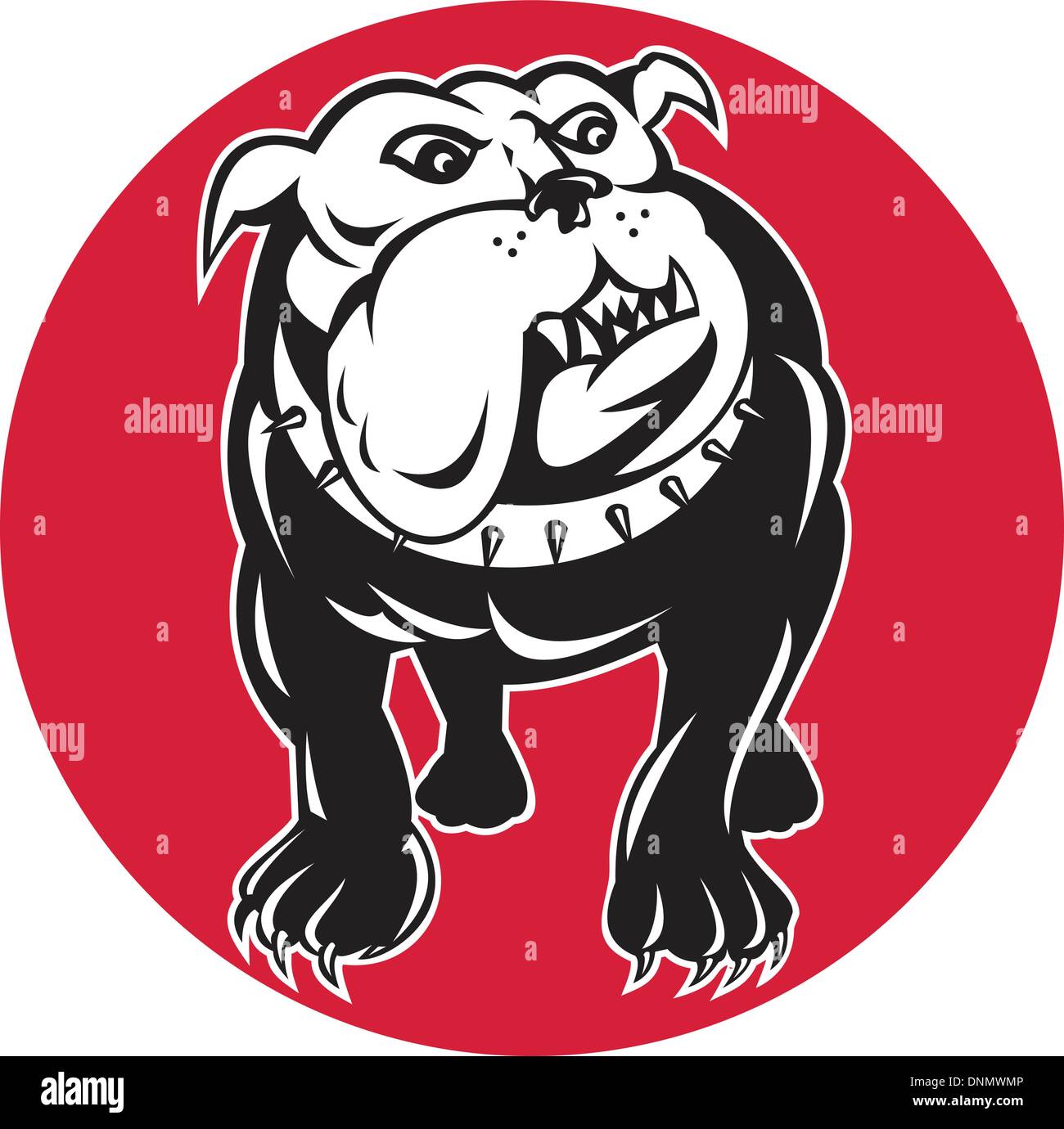 Spike collar Stock Vector Images - Alamy