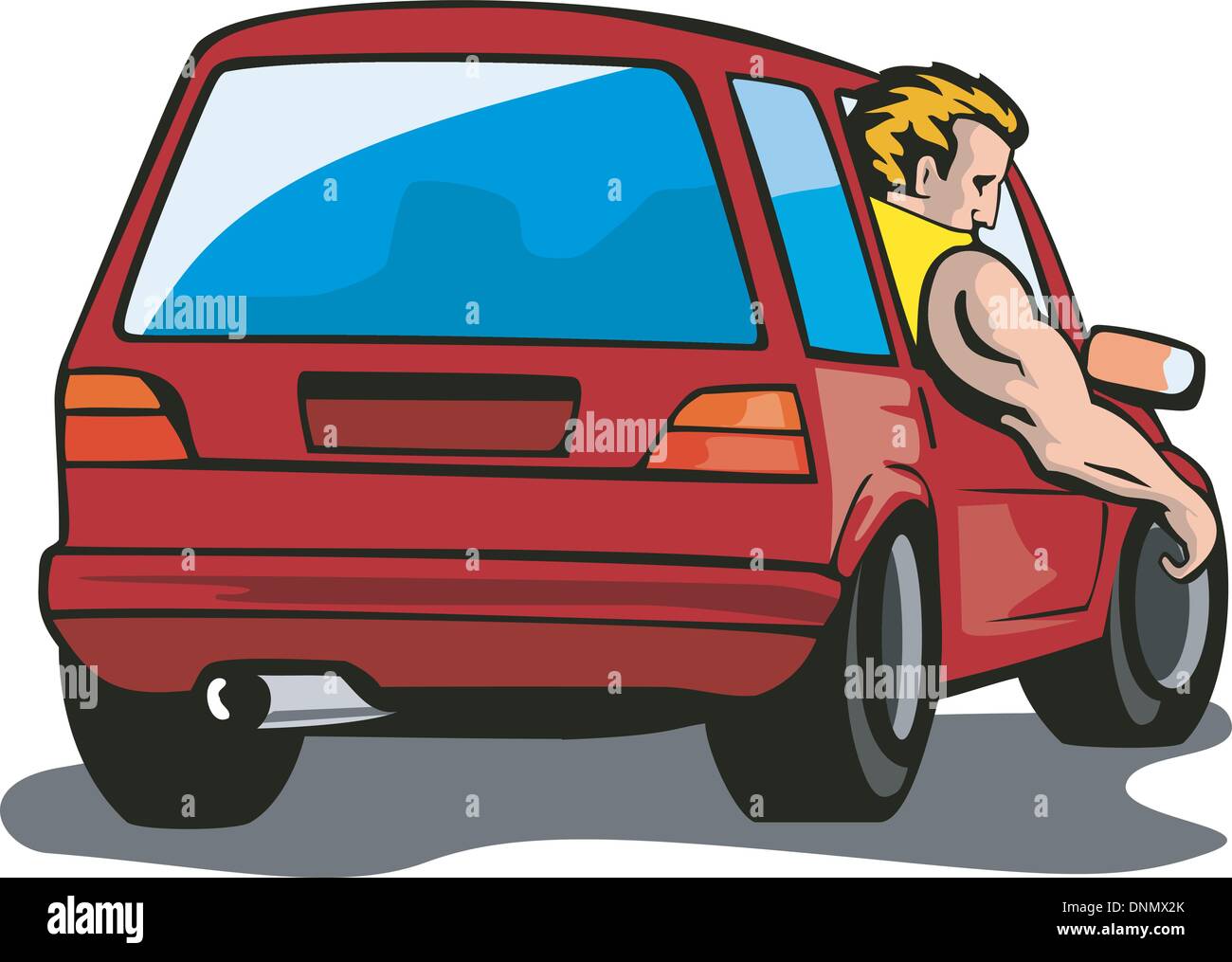 Muscles car Stock Vector Images - Alamy