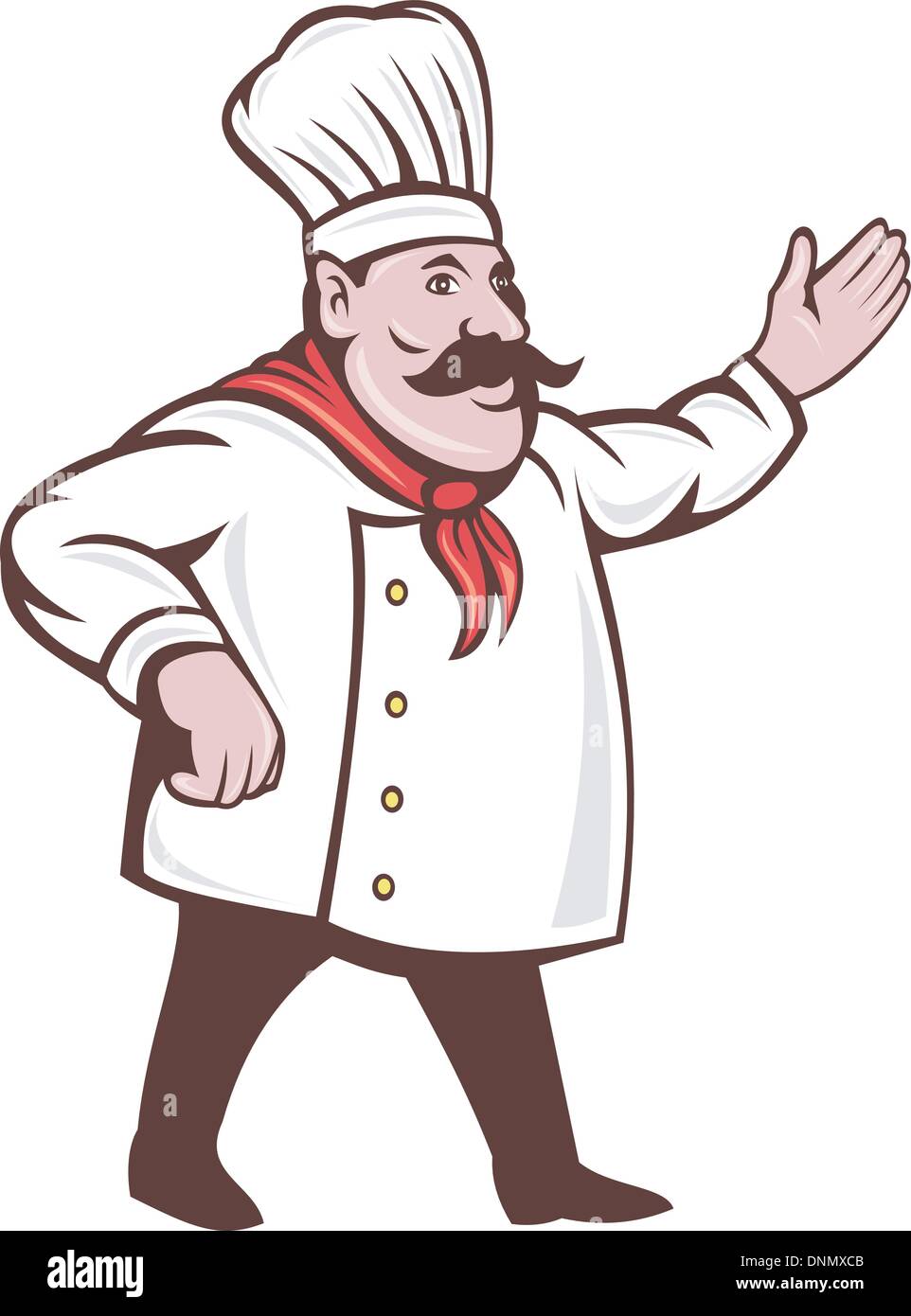 Cartoon Italian Chef
