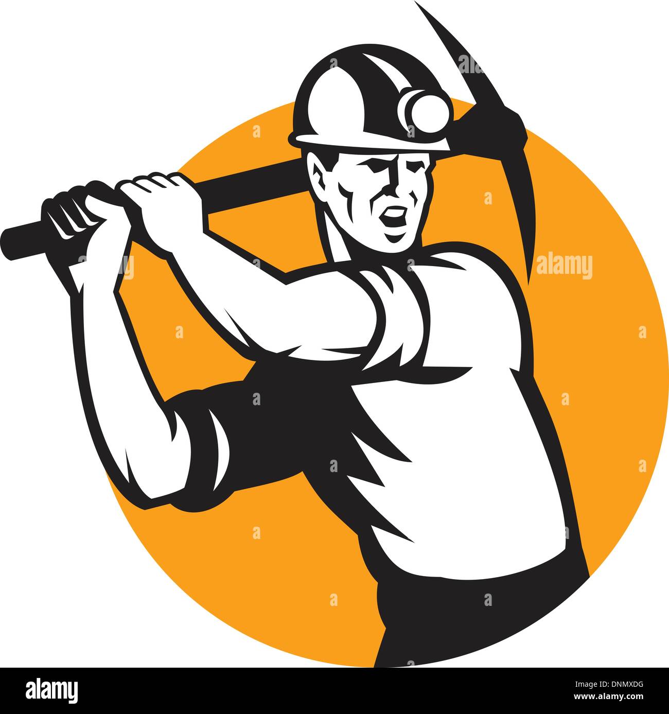 Mine worker Stock Vector Images - Alamy