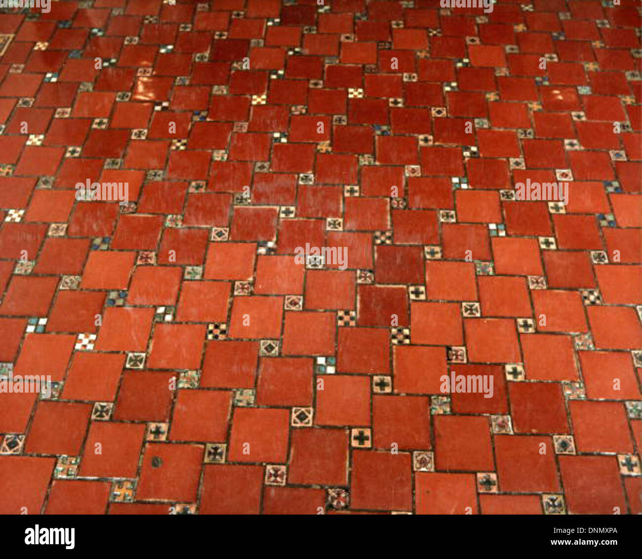 The tile floor in Building 1 of Bay Pines VA Hospital in St. Petersburg ...