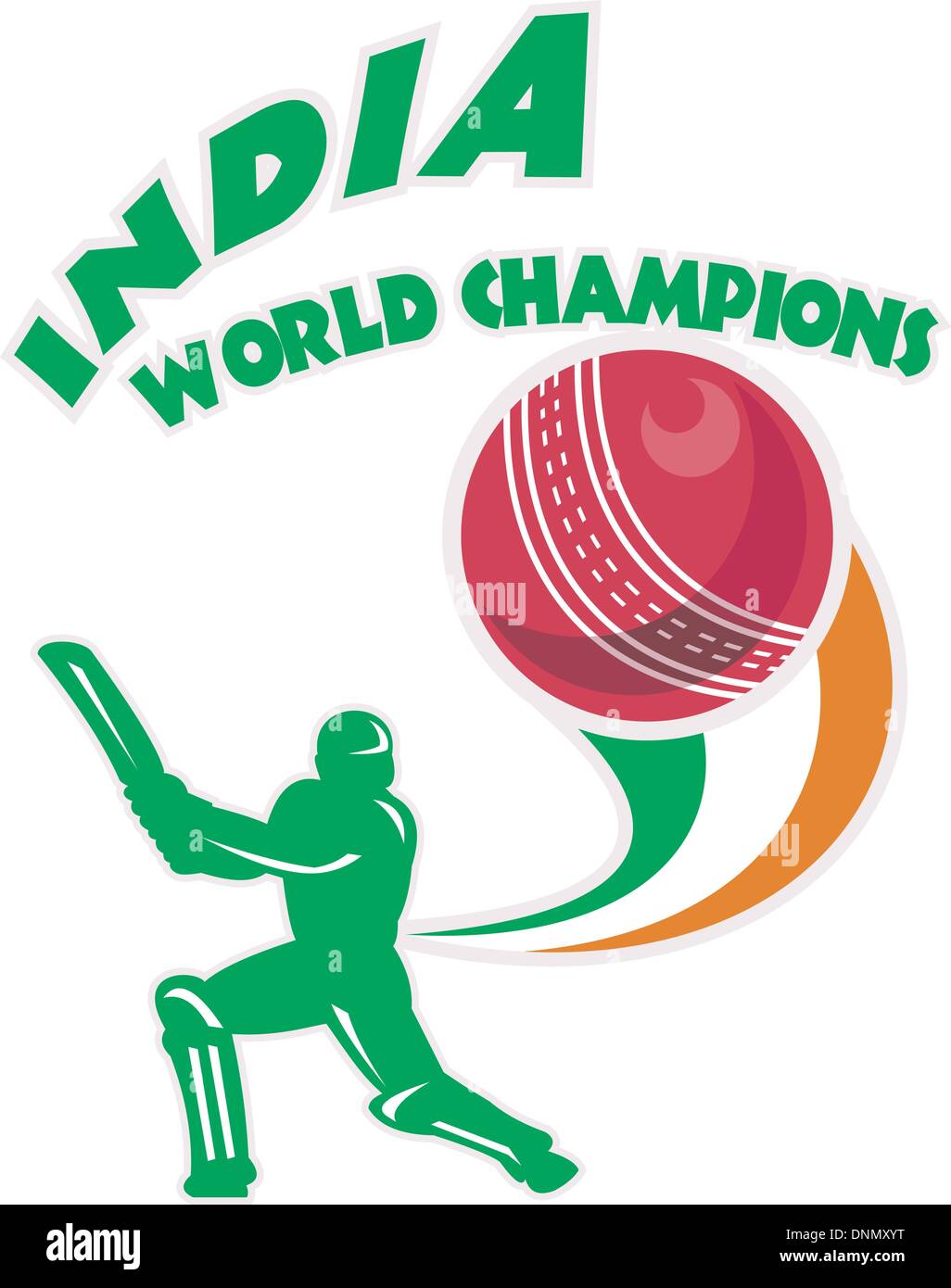 India a cricket Stock Vector Images - Alamy