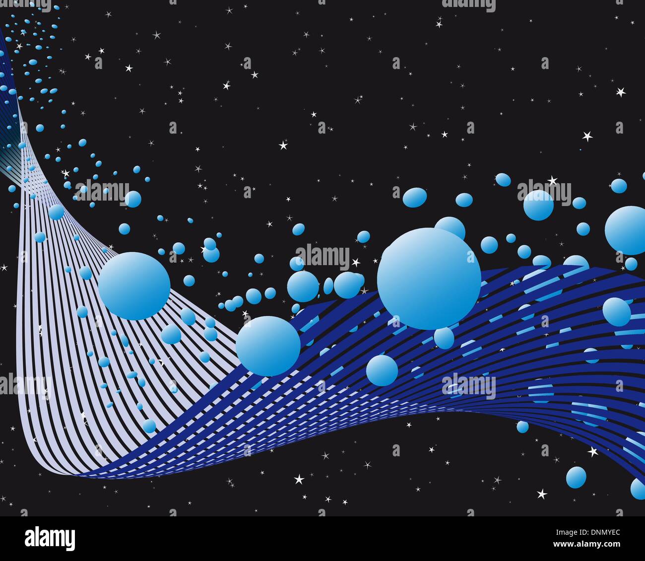 abstract space water background Stock Vector Image & Art - Alamy